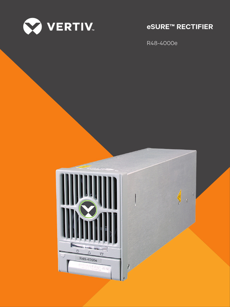 Esure Rectifier R48 4000e | PDF | Rectifier | Alternating Current