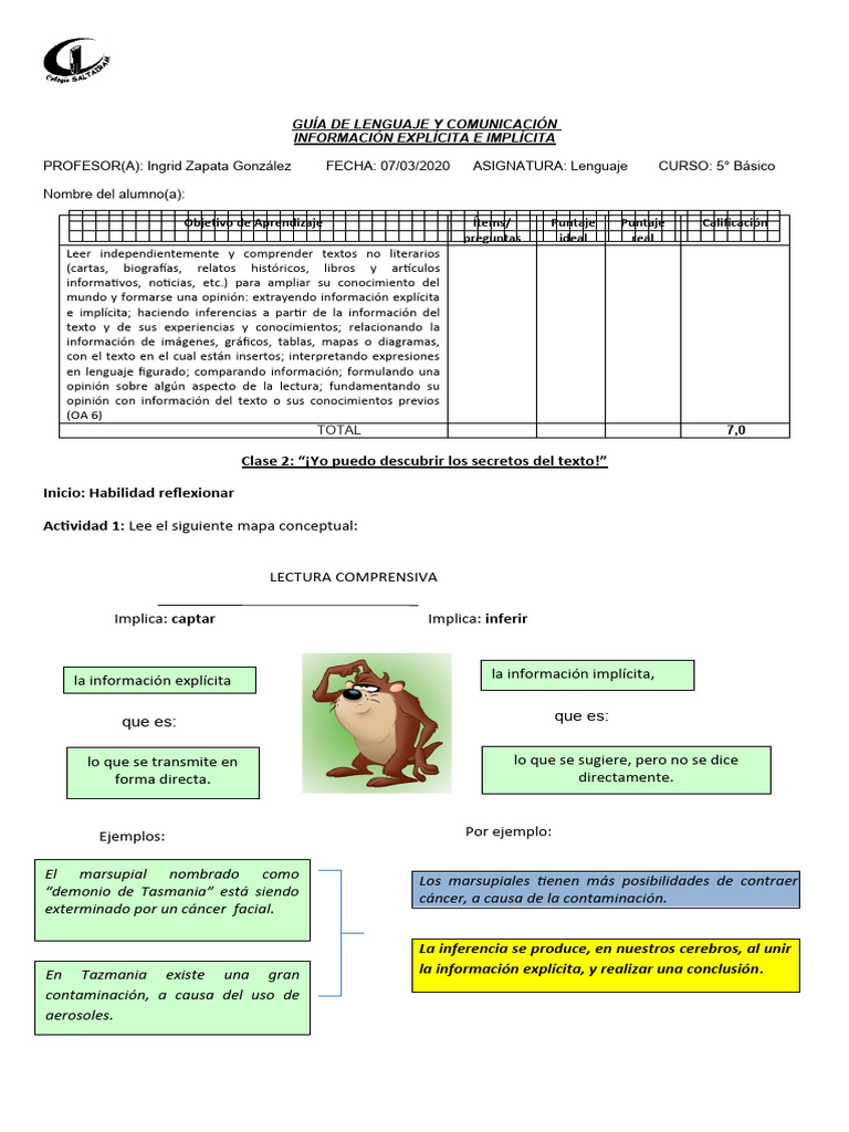 Guía 5° Leng 08 04 Dos | PDF