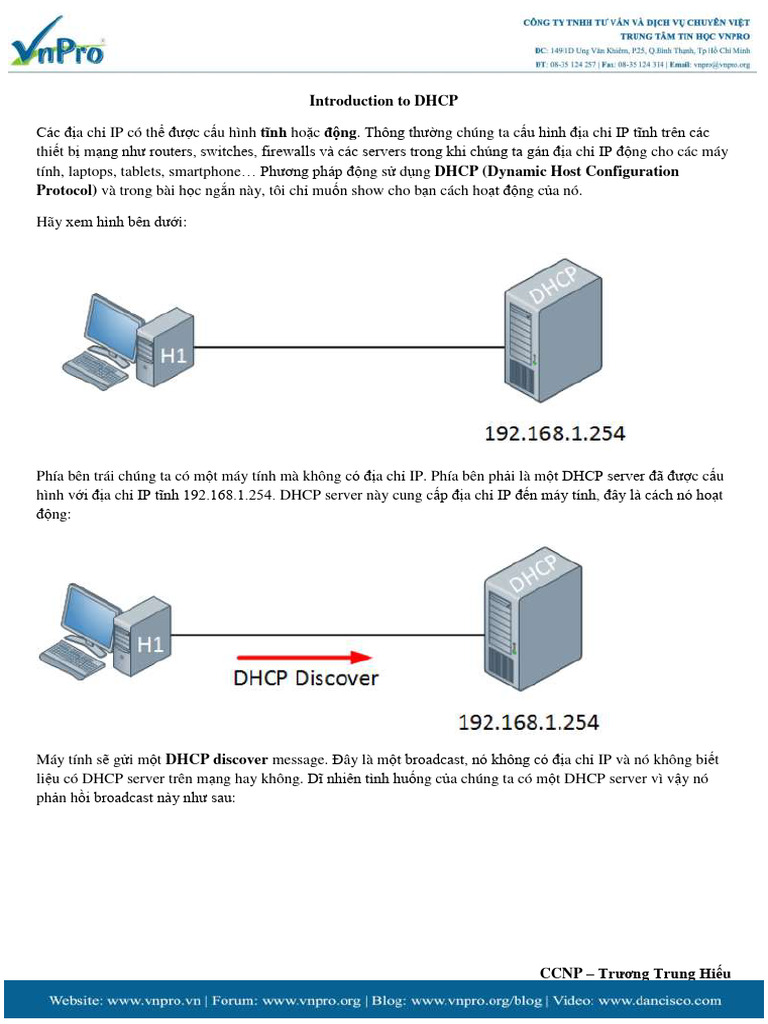 Introduction To DHCP | PDF