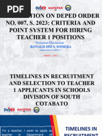 Deped Ranking Annex A, B | PDF