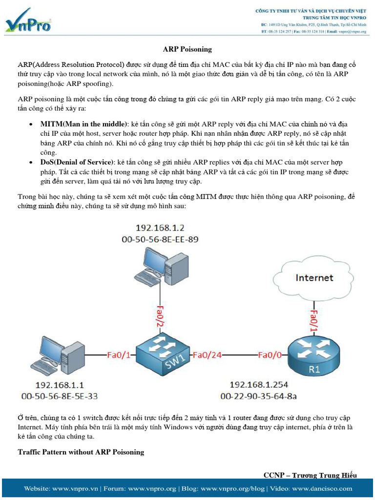 6. ARP Poisoning | PDF