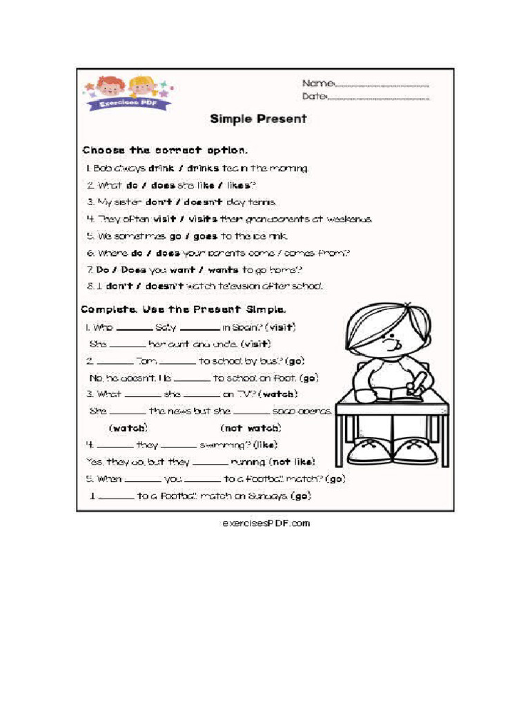 Present Simple | PDF