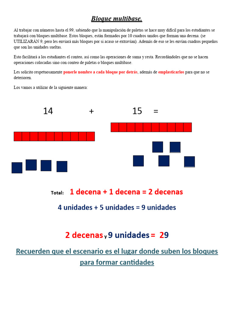 Bloque Multibase-21 para Padres | PDF