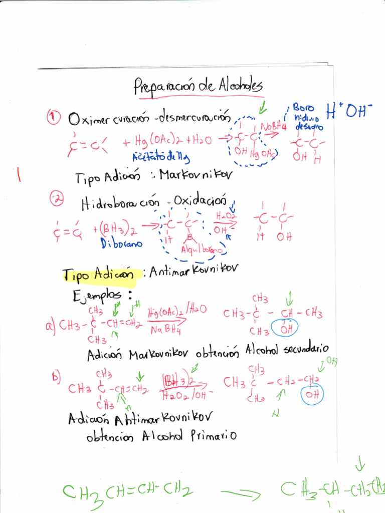 Alcoholes | PDF | Sustancias químicas | Química