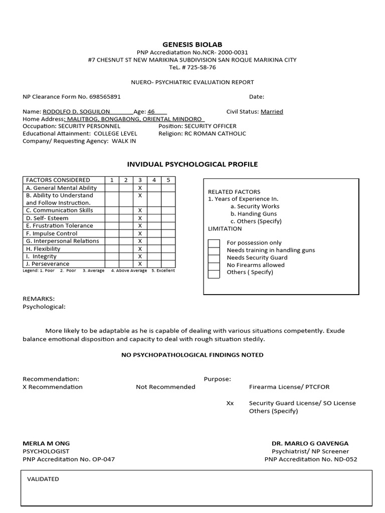 GENESIS BIOLAB | PDF | Psychology | Behavioural Sciences