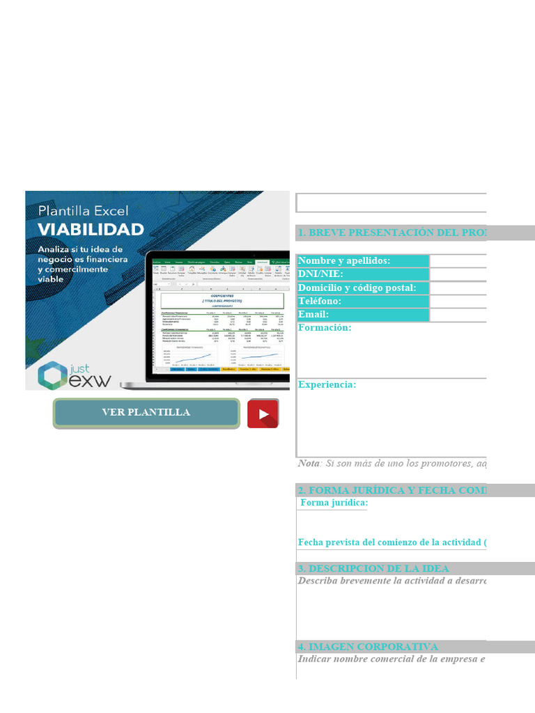 Plan de Inversiones Con Excel | PDF | Hoja de balance | Business
