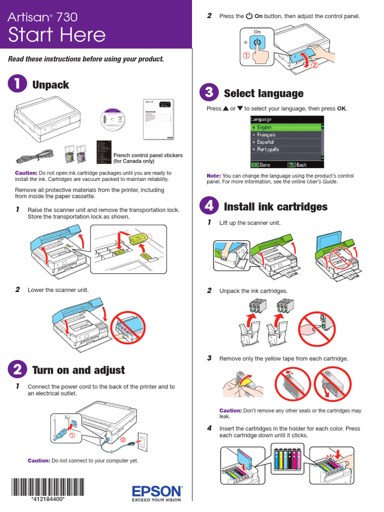 guia de inst. art730bb | PDF | Printer (Computing) | Icon (Computing)