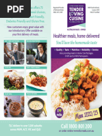 Tender Loving Cuisine Menu 2023/24 | PDF | Cheesecake | Curry