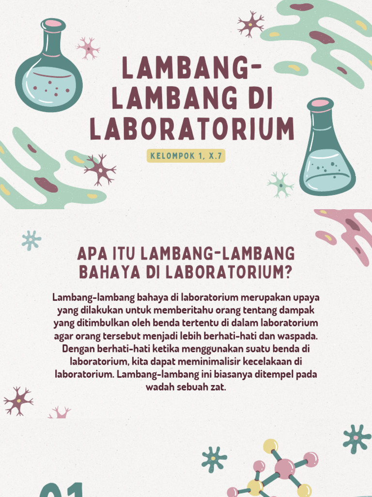 Kelompok 1 Lambang-lambang di Laboratorium | PDF