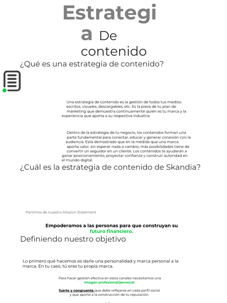 Presentación Estrategia Contenido Estrella Digital | PDF | Marca | Blog