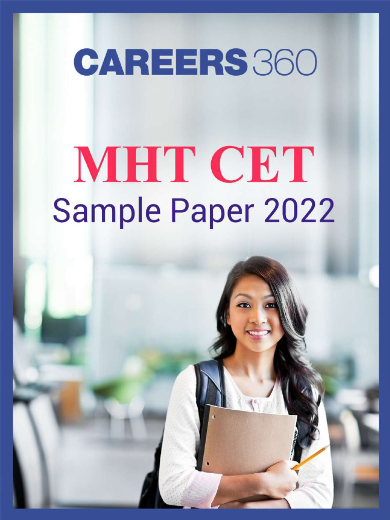 MHT - CET Sample Paper 2022 | PDF | Waves | Force