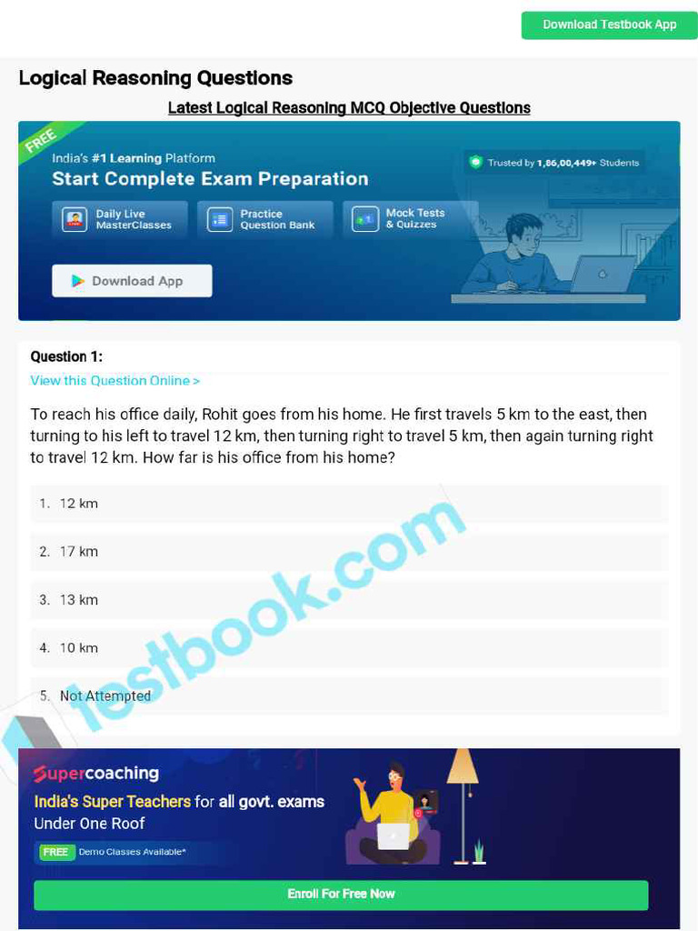 mcq-on-logical-reasoning- | PDF