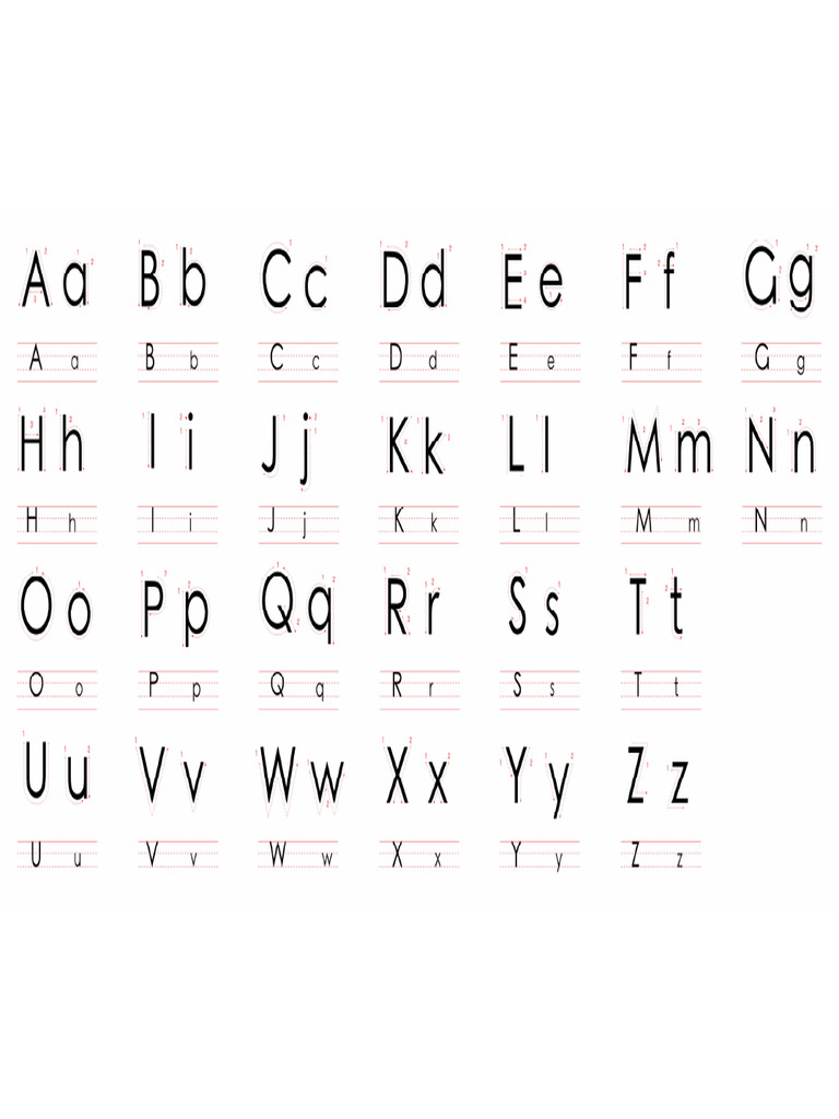 English alphabet recognition and writing 英語のアルファベットの認識と書き方 英文字母认读和书写 | PDF