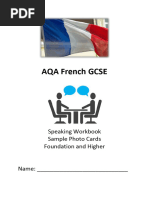 AQA French GCSE Role Plays | PDF