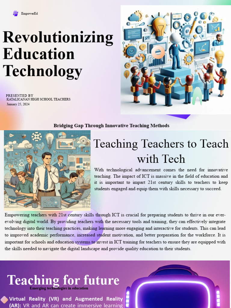 Revolutionizing Education Technology: Bridging Gap Through Innovative ...