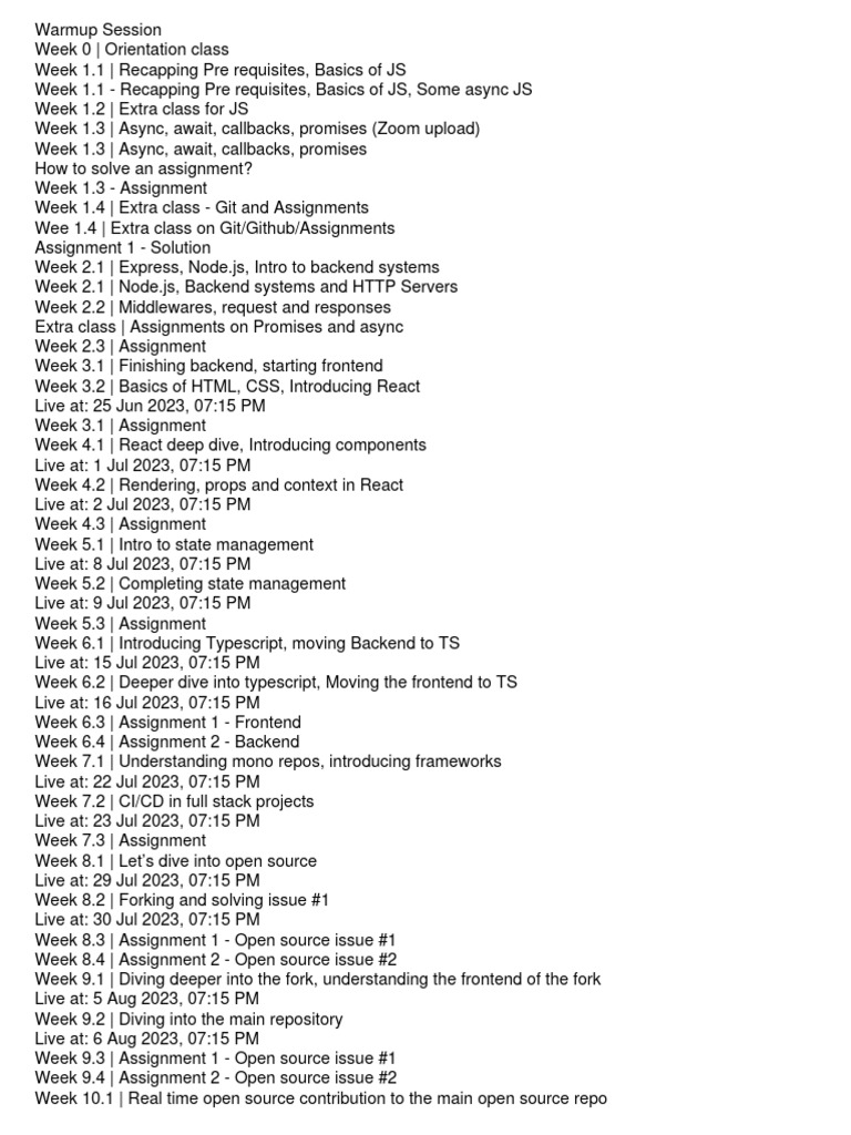 Mern Stack Syllabus | PDF | Internet | Hypertext Mern Stack Syllabus | PDF | Internet | Hypertext