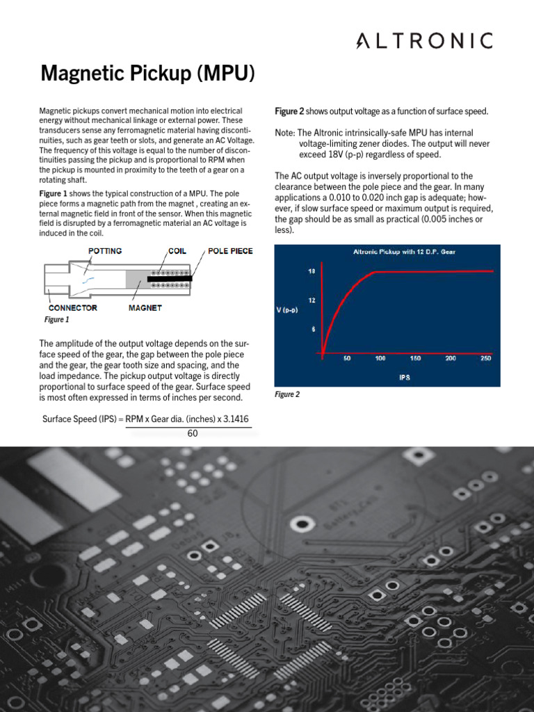Magnetic Pick Ups Brochure | PDF | Gear | Materials Science