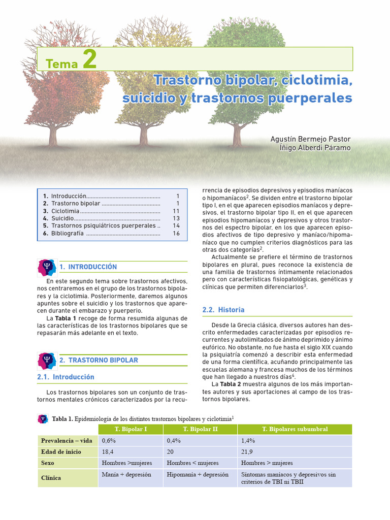 Trastornos Bipolares | PDF | Desorden bipolar | Manía