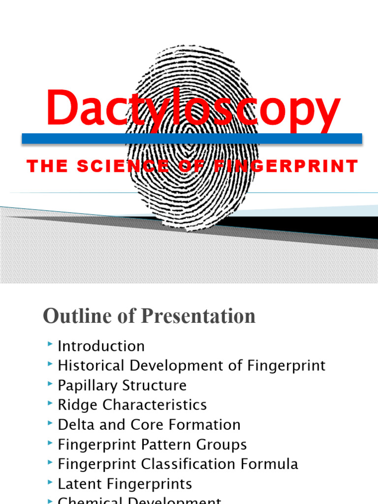 Dactylos | PDF | Fingerprint