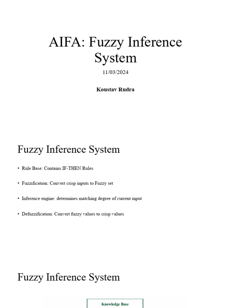 AIFA 24 Bayesian Logic 110324 | PDF | Fuzzy Logic | Inference