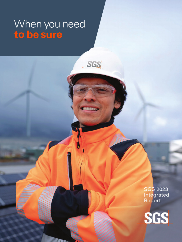SGS 2023 Integrated Report en | PDF | Sustainability | Supply Chain