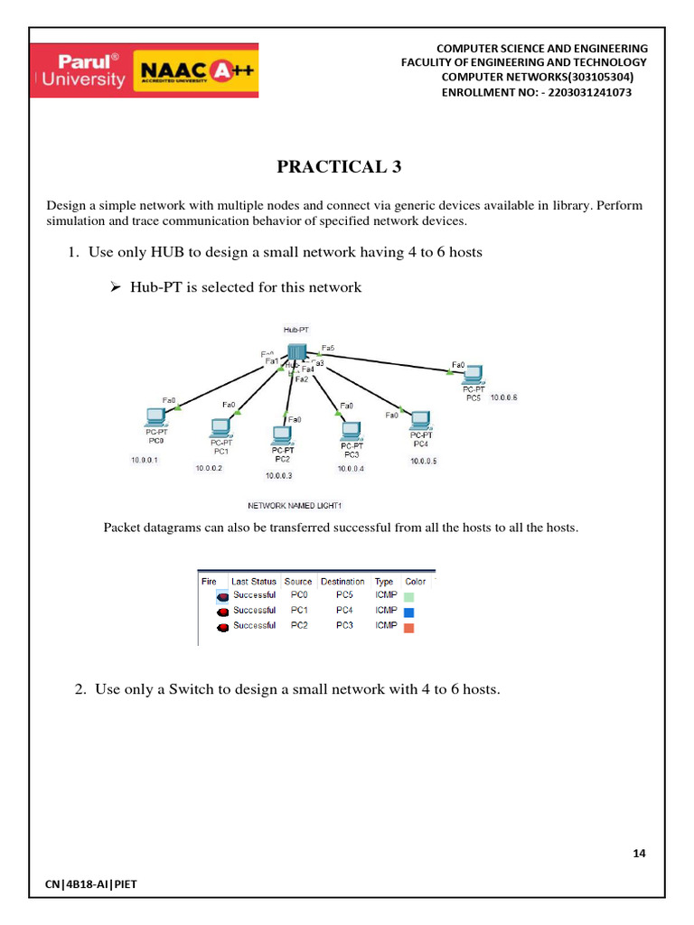 CN - 3 | PDF | Network Switch | Computer Network