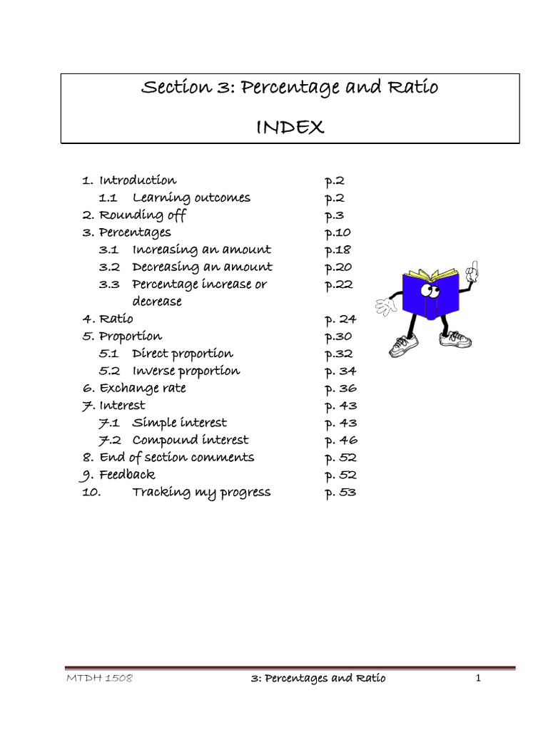 04-Section 3 Percentage Ratio PDF | PDF | Percentage | Significant Figures