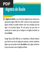 Teoremas y Postulados del Álgebra de Boole | PDF | Álgebra de Boole ...