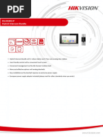 DS-KM9503 Video Intercom Overview | PDF | Video | Touchscreen