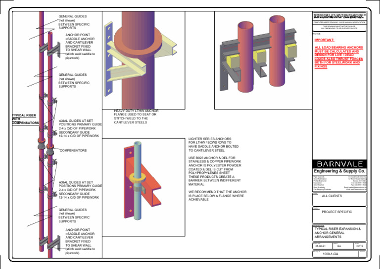 TYPICAL ANCHOR RISER GENERAL ARRAGEMENT | PDF | Secondary Sector Of The ...
