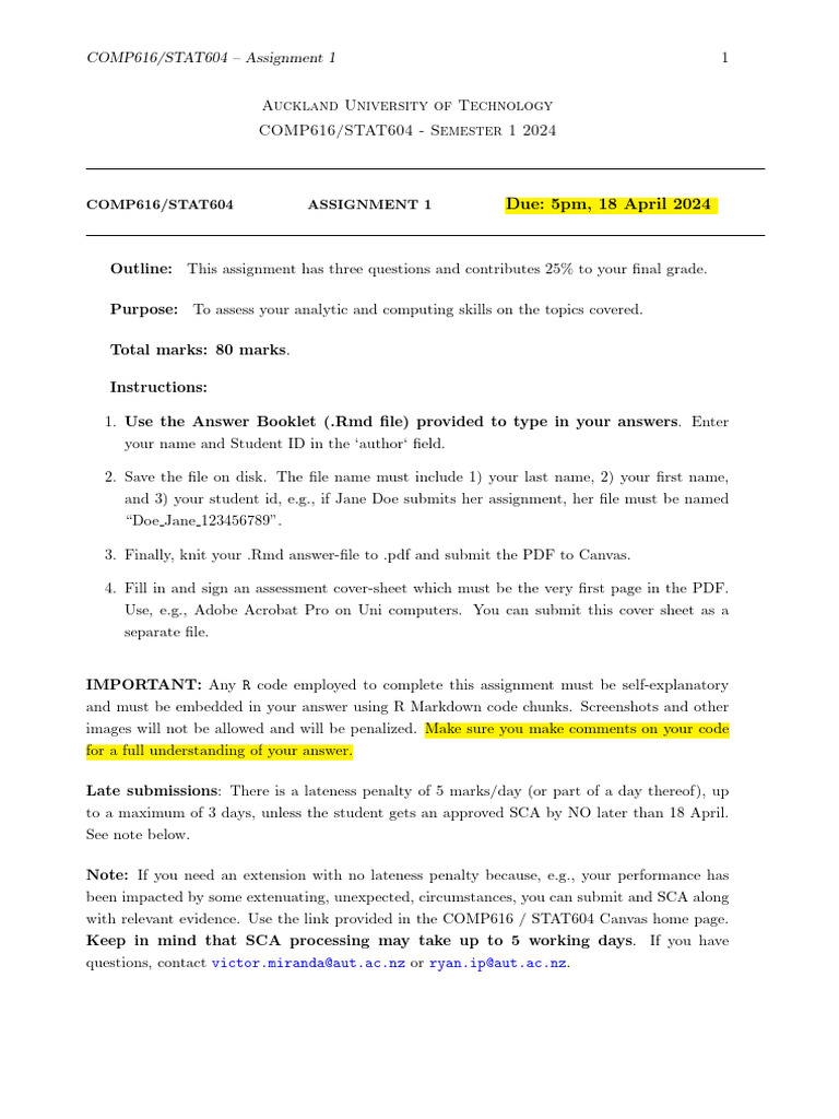 AUT Data Analysis Assignment | PDF | Confidence Interval | Statistical Analysis