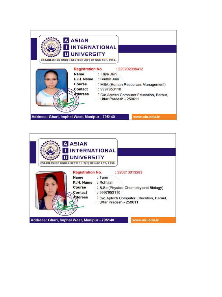 Id Card | PDF