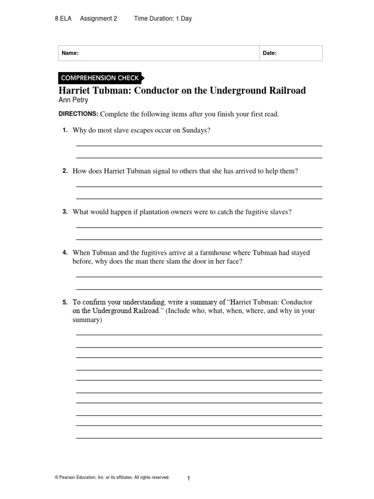 8 ELA Assignment 2 | PDF