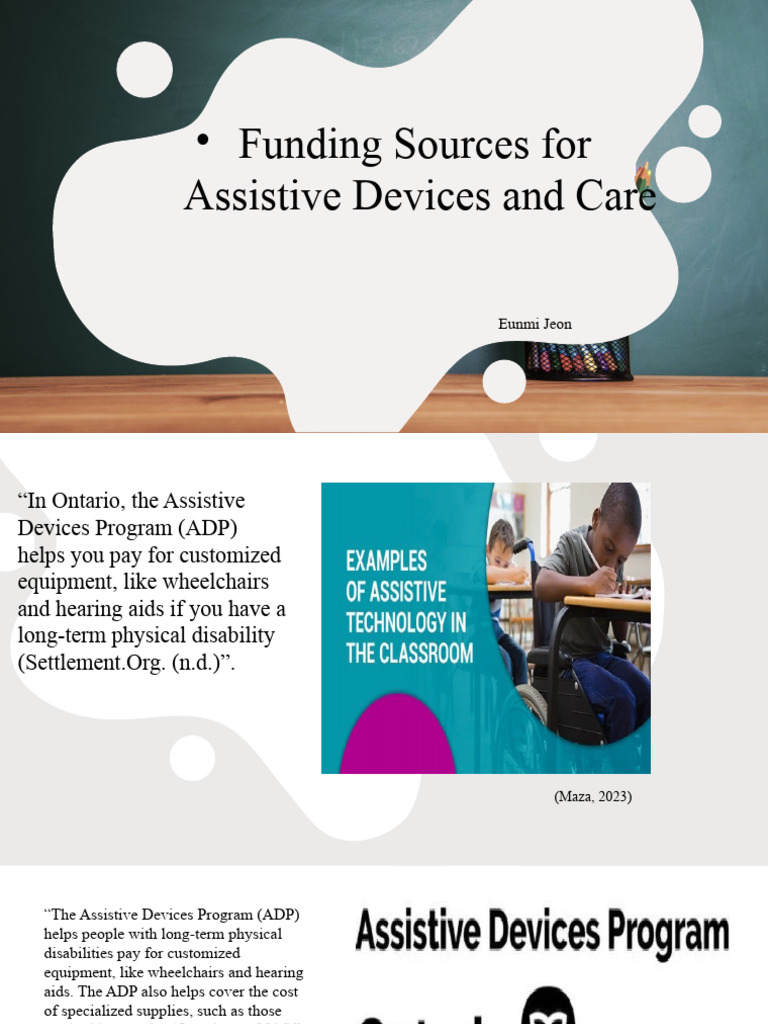 Funding Sources For Assistive Devices and Care | PDF | Disability ...
