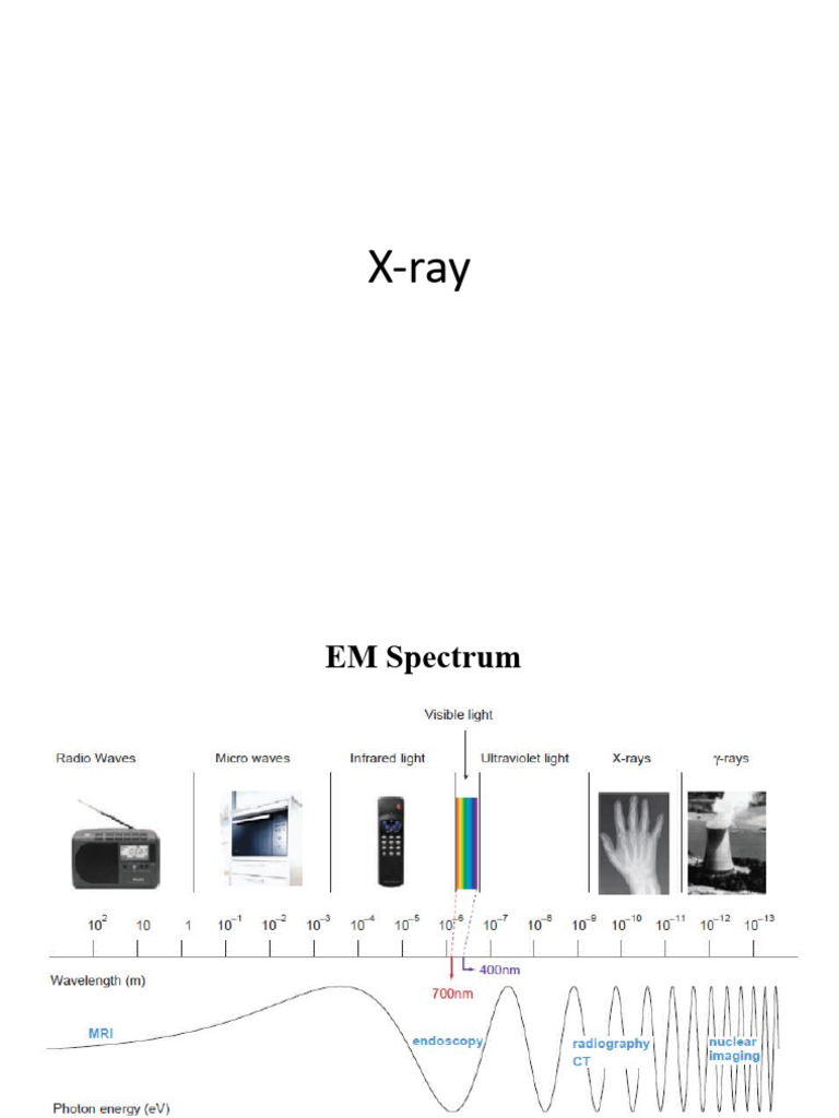 X Ray | PDF | Electromagnetic Radiation | Electromagnetic Spectrum