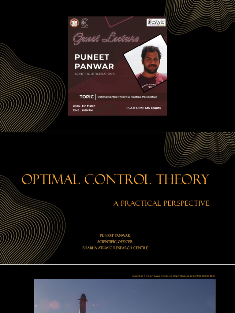 Guest Lecture Puneet Panwar NIT Trichy 2023 | PDF | Mathematical ...