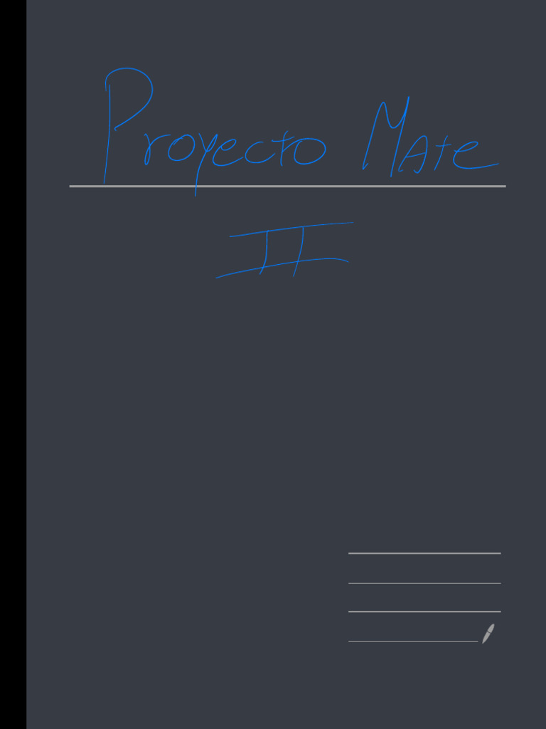 Proyecto Mate III | PDF