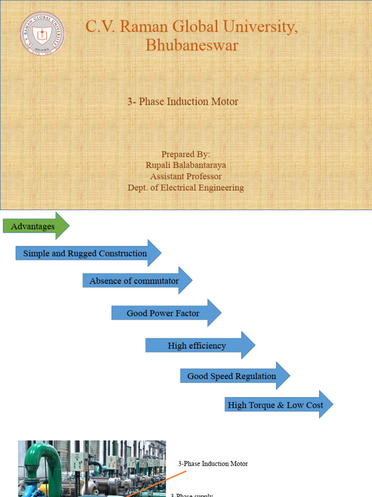3-Phase Induction Motors | PDF | Electric Motor | Electromagnetic Induction
