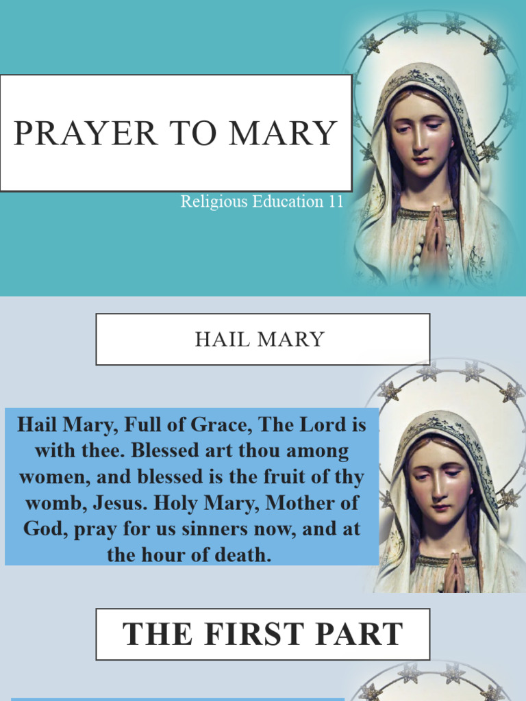 4 Prayer To Mary Pdf Mary Mother Of Jesus Religious Belief And