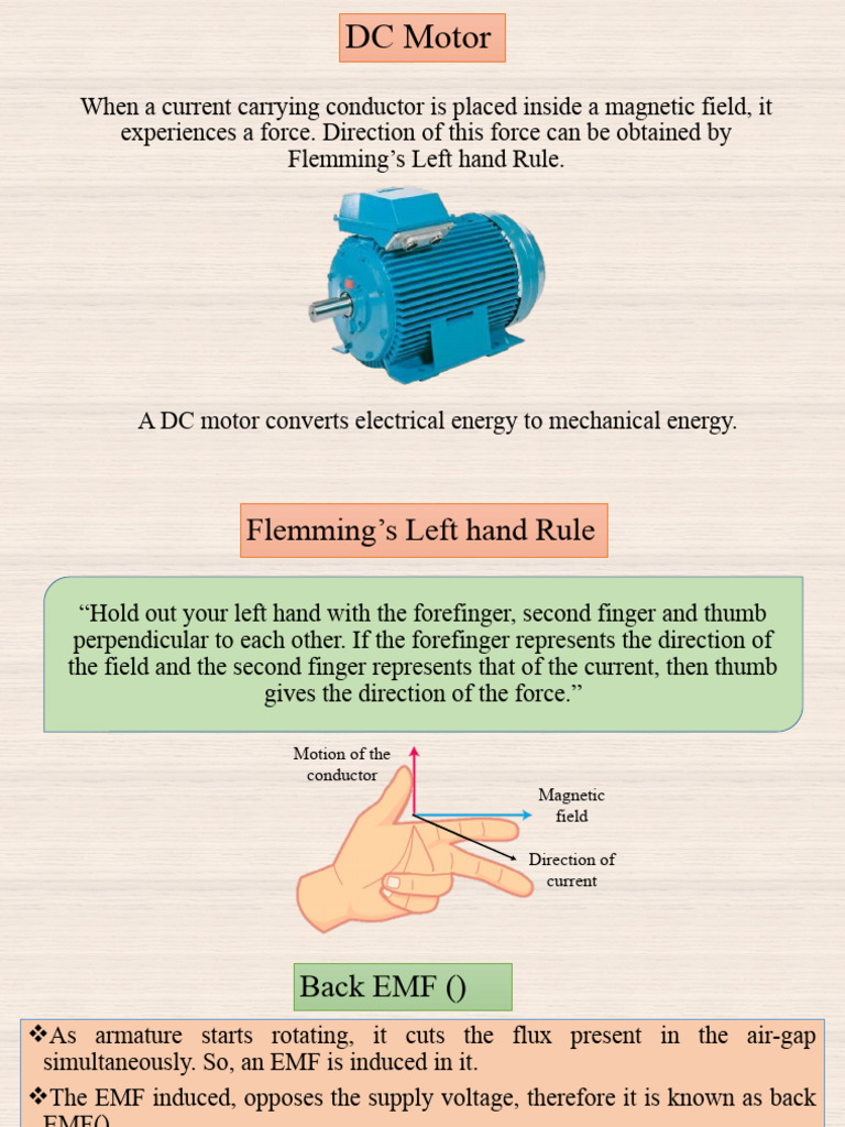 UNIT-I - DC Motor | PDF | Electric Motor | Electrodynamics