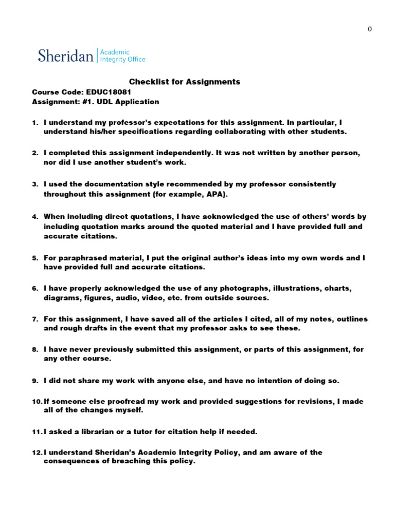 Universal Design For Learning: Adding UDL To A Course Lesson | PDF ...