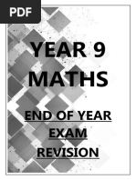 Year 8 Maths Test - Yearly Exam - Questions | PDF | Area | Mathematics