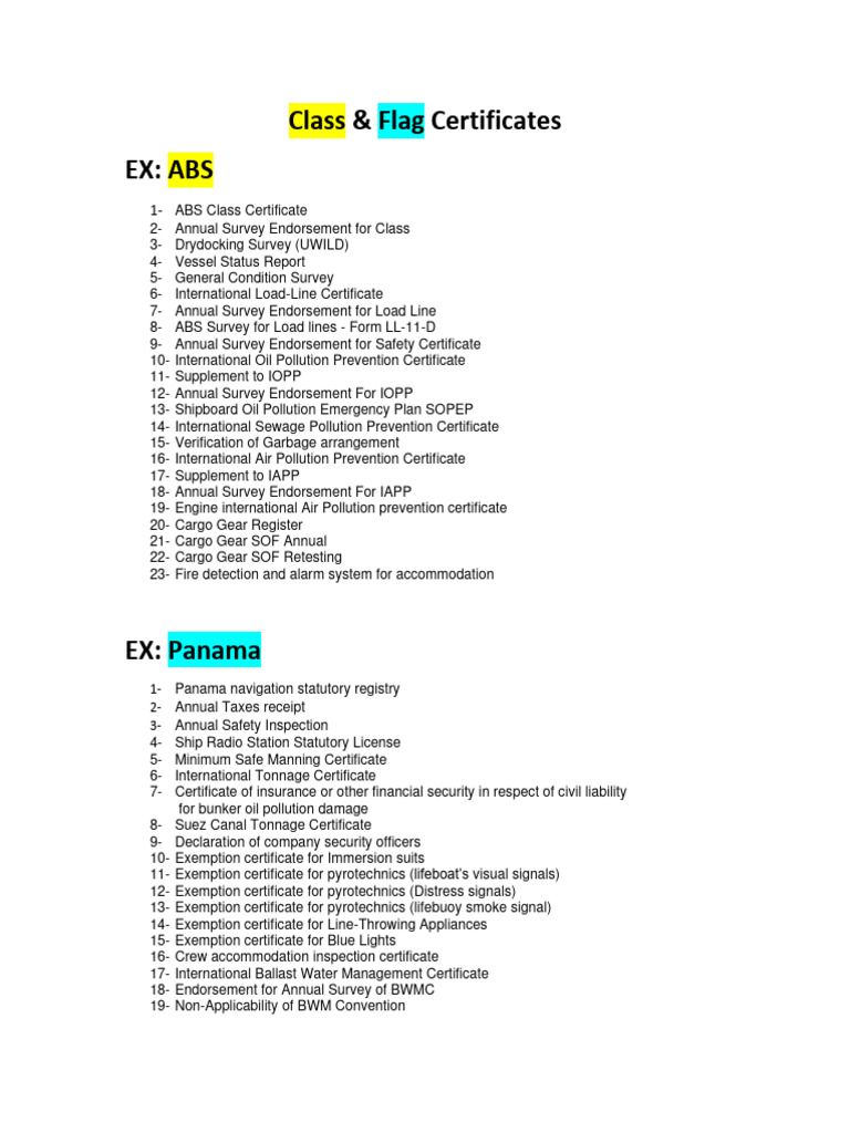 Class & Flag | PDF