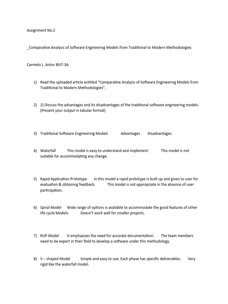 Assignment No2 | PDF | Software Development Process | Agile Software Development
