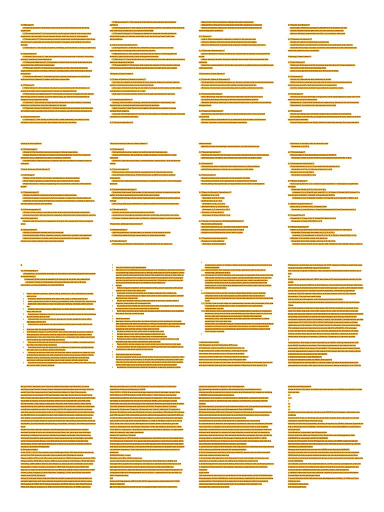 Cheat Sheet | Download Free PDF | Chemistry | Chemical Bond