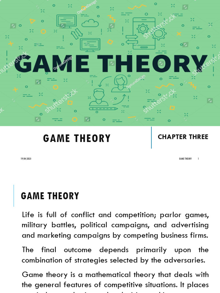 Game Theory: Strategies & Examples | PDF | Game Theory | Decision Making