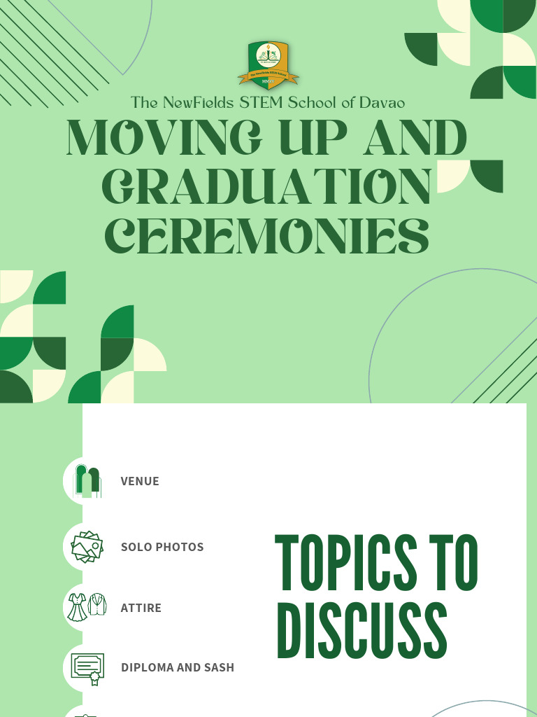 Moving Up and Graduation Slides | PDF | Human Appearance | Clothing