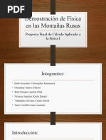 Proyecto Montaña Rusa | PDF | Masa | Energía potencial