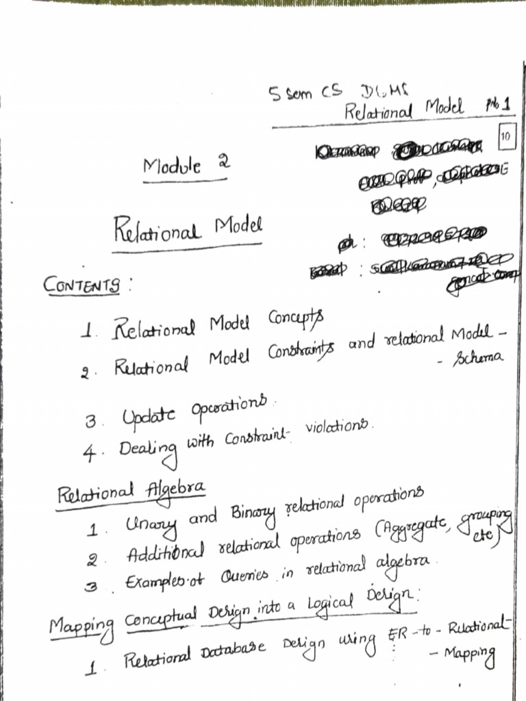 DBMS Module - 2 | PDF