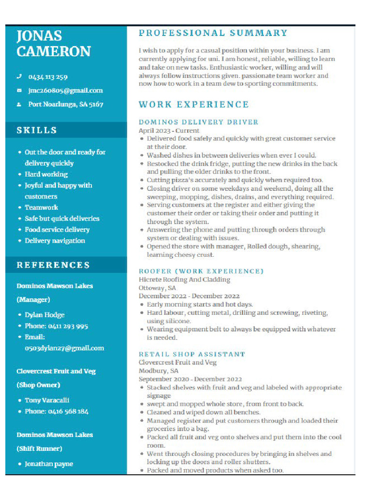 Updated Resume | PDF
